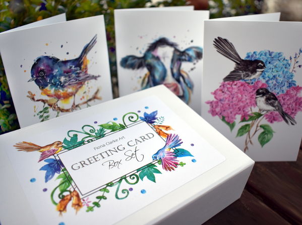 Greeting Card Box Set- MIXED Edition - Greeting Cards - FionaClarkeART ...