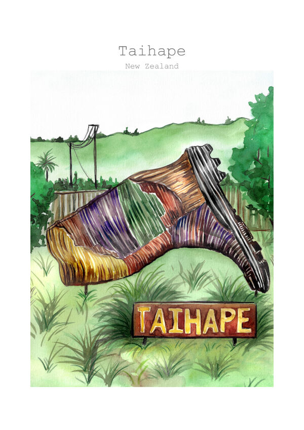 Taihape - NZ Places - FionaClarkeART.co.nz